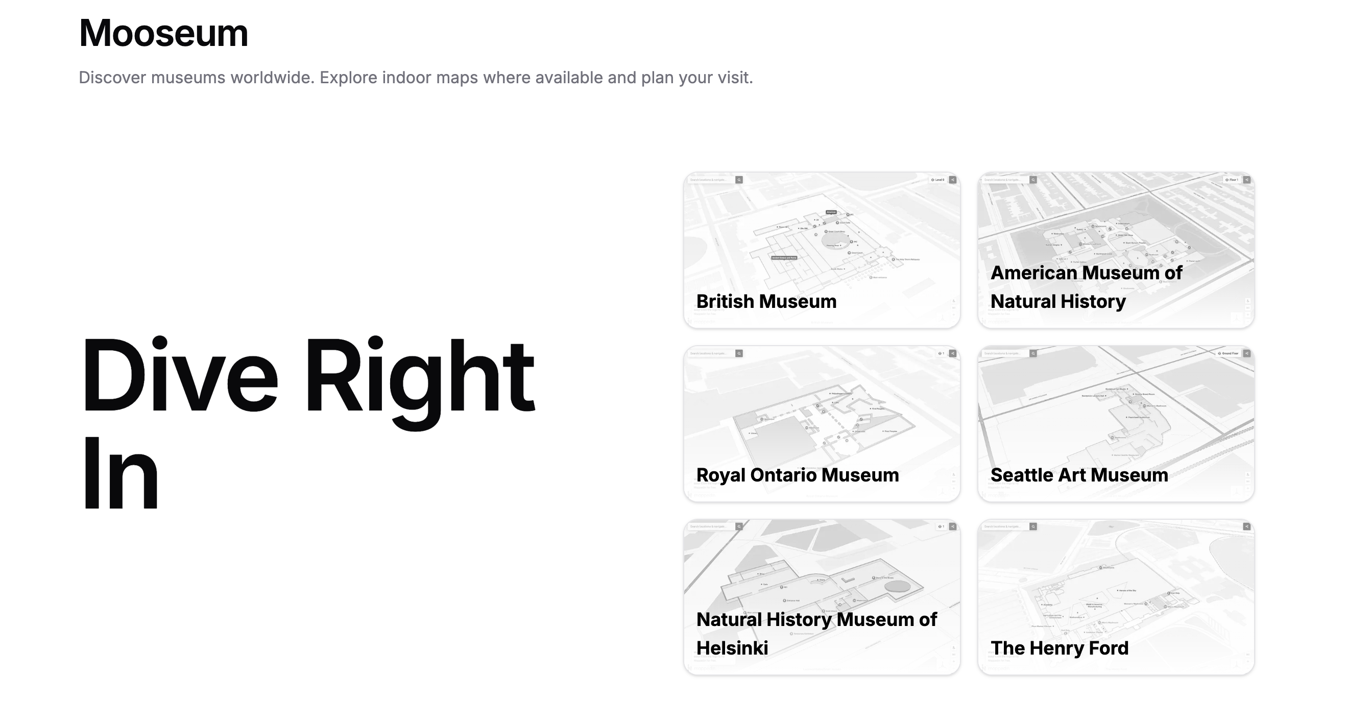 Mooseum: Discover the World's Museums Like Never Before